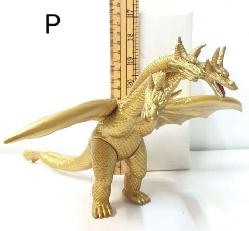 Jual Action Figure Monster Godzilla Naga Emas Kepala 3 Seri P di Seller ...