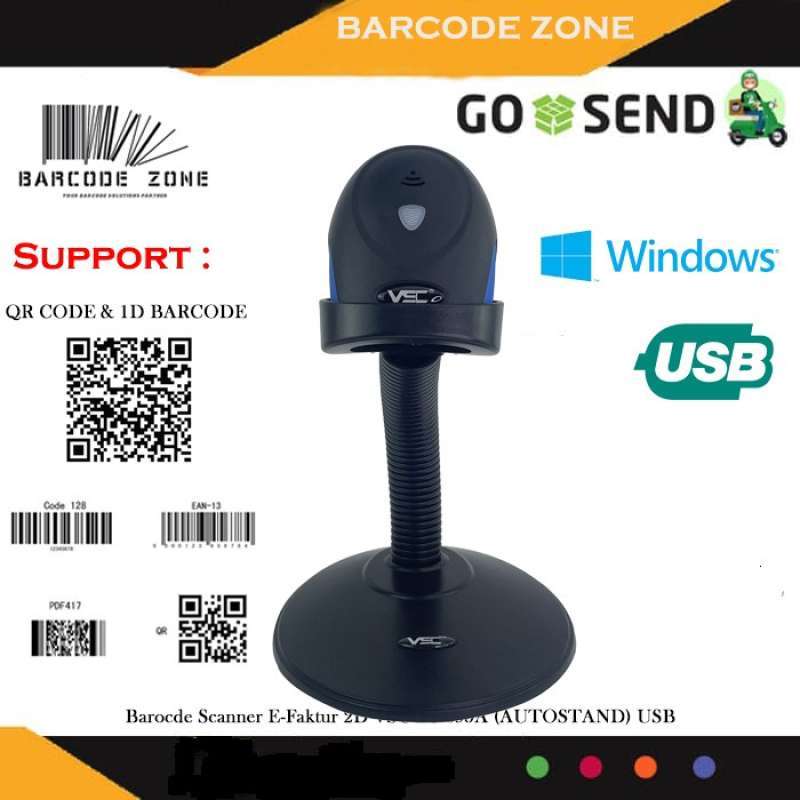 Promo 2d Barcode Scanner E-faktur Vsc Bs-895a Auto+stand(qr Code-e ... Promo 2d Barcode Scanner E-faktur Vsc Bs-895a Auto+stand(qr Code-e ...