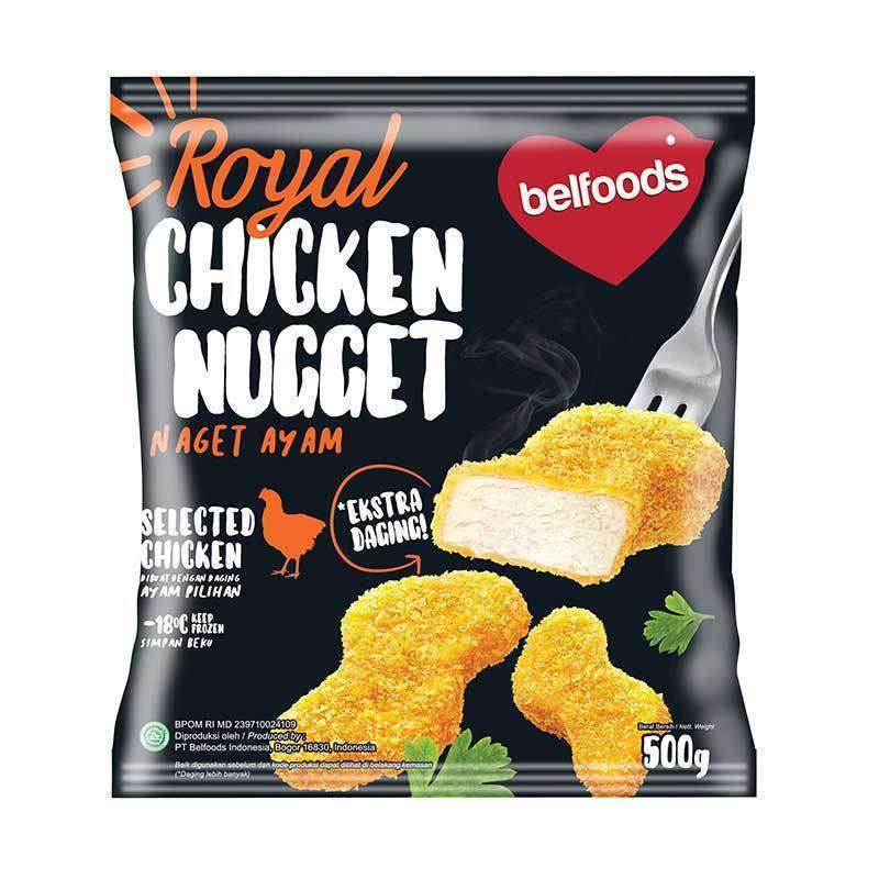 Promo BELFOODS S Royal Chicken Nugget [500 g] Diskon 11% di Seller ...