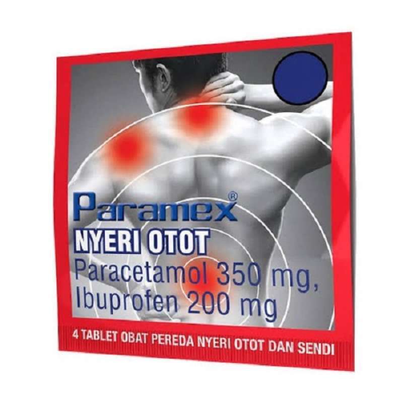 Promo Obat Nyeri Paramex Nyeri Otot Strip isi 4 Tablet Diskon 58% di ...