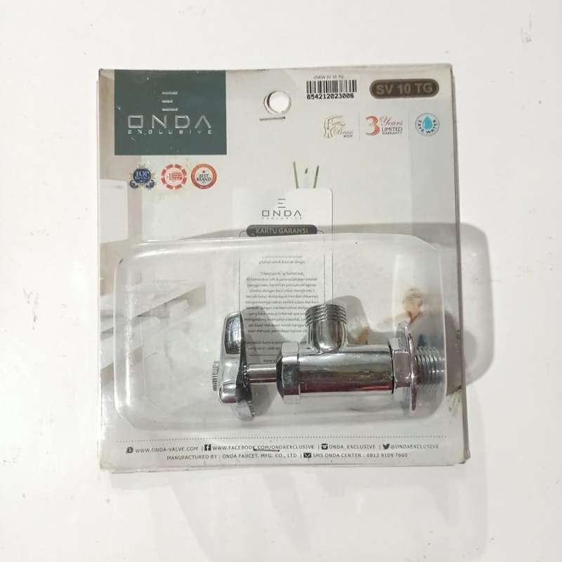 Jual Stop Kran Shower Onda Exclusive SV 10 TG / Stop Kran Closet di ...