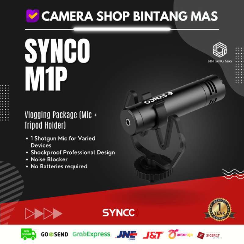 Promo Synco M1P Paket Vlogging - Mic Tripod Holder Untuk Hp Diskon 10% di Seller Asad Store ...