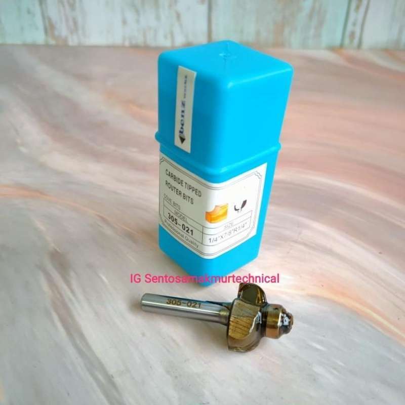 Jual BENZ 305-021 Mata Router Trimmer Profil Kayu Cove Bits di Seller ...