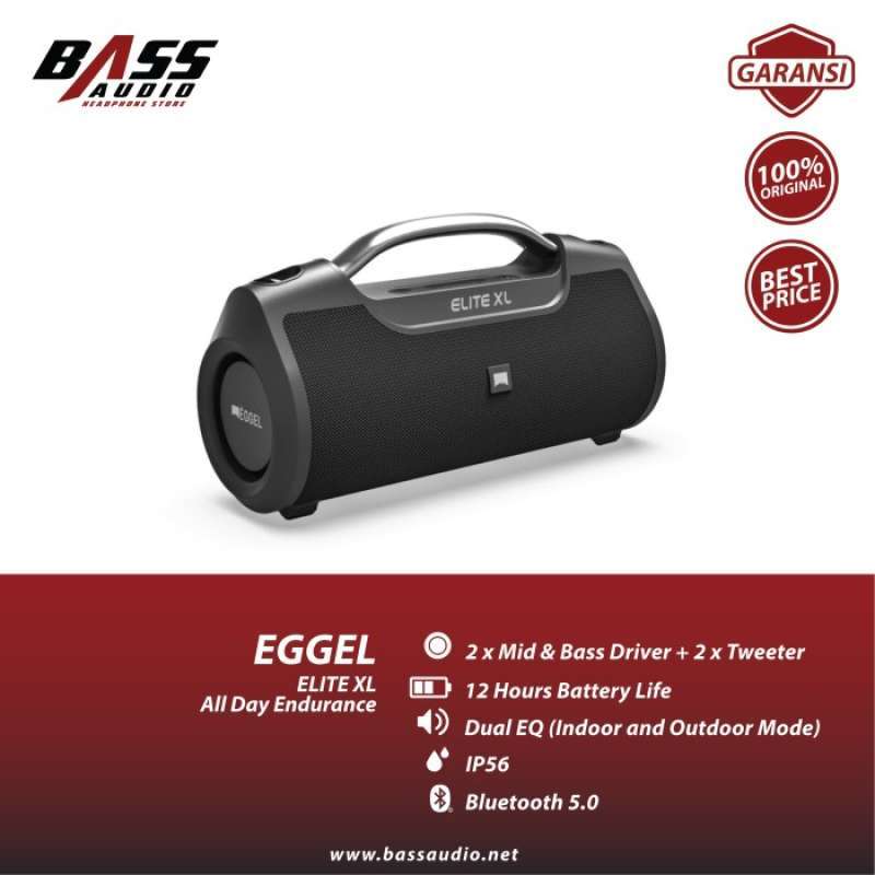 Jual Eggel Elite Xl Waterproof Portable Bluetooth 5.0 Speaker di Seller ...