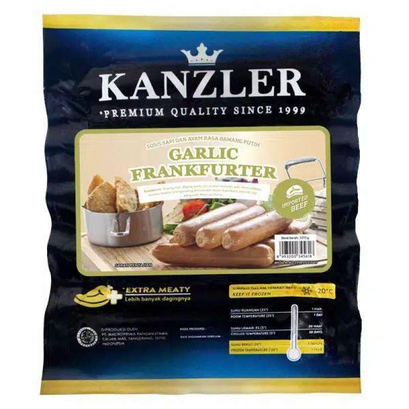 Jual Kanzler Sosis Garlic Frankfurter di Seller Mak Pinah ...