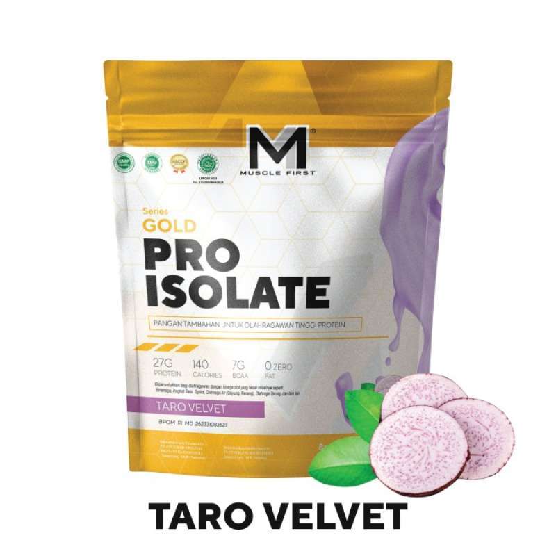 Promo M1 Muscle First Gold Pro Isolate Whey Protein Taro 5Lbs ...