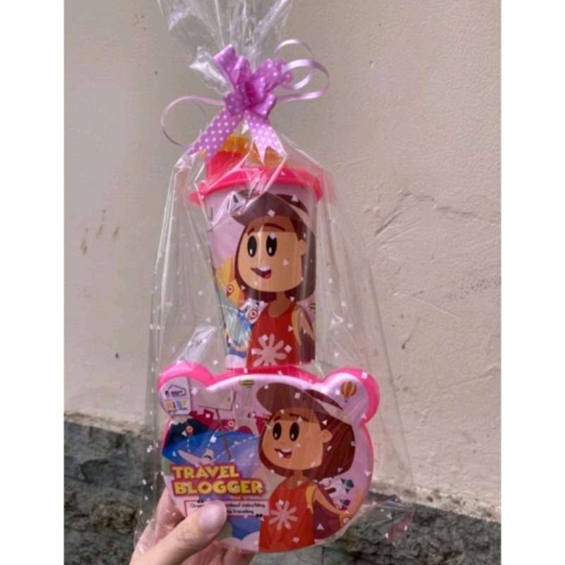 Jual Souvenir Ulang Tahun Anak Tempat Makan Bentuk Roti Dan Botol Minum ...