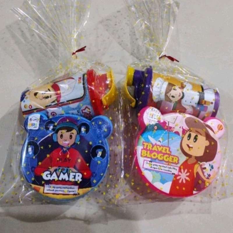 Jual Souvenir Ulang Tahun Anak Tempat Makan Bentuk Roti Dan Botol Minum ...