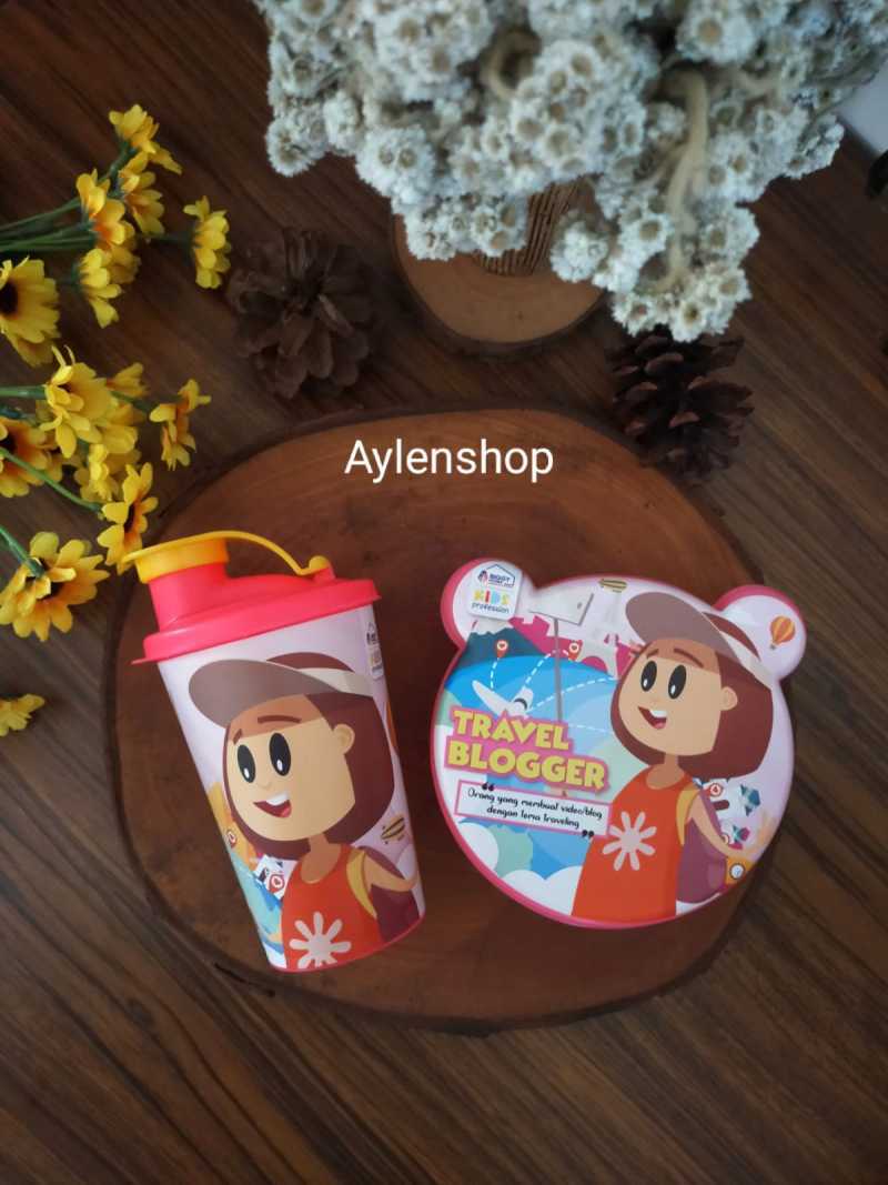 Jual Souvenir Ulang Tahun Anak Tempat Makan Bentuk Roti Dan Botol Minum ...