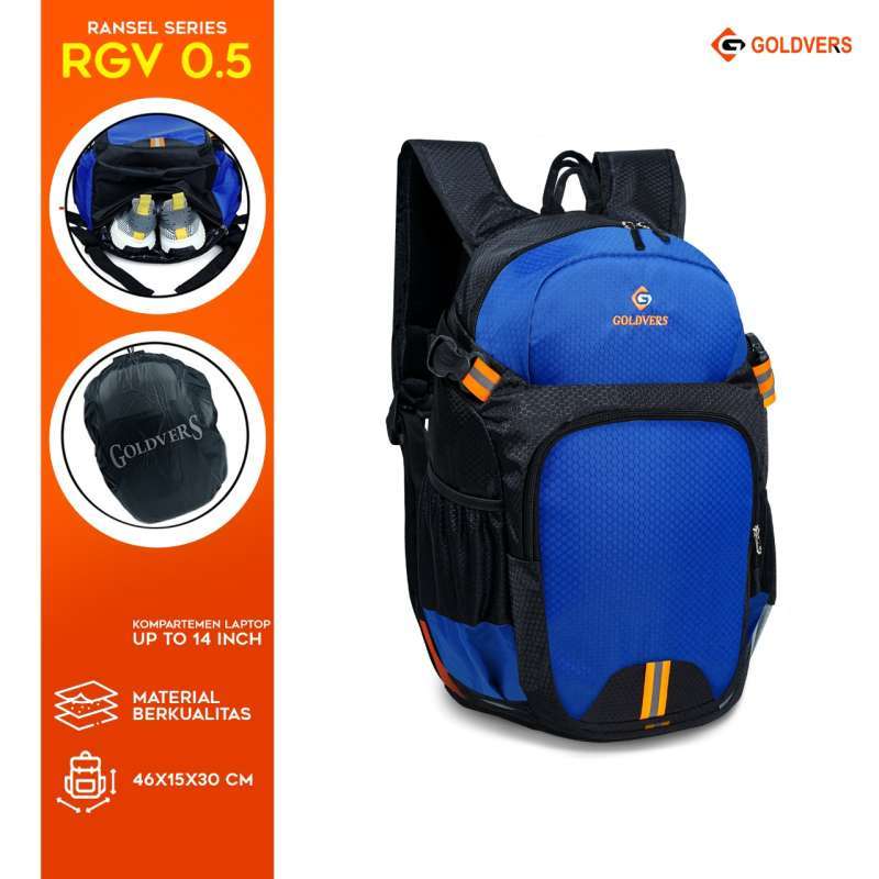 Promo Ransel Pria Olahraga Sekolah Kerja ORIGINAL Goldvers Diskon 66% ...