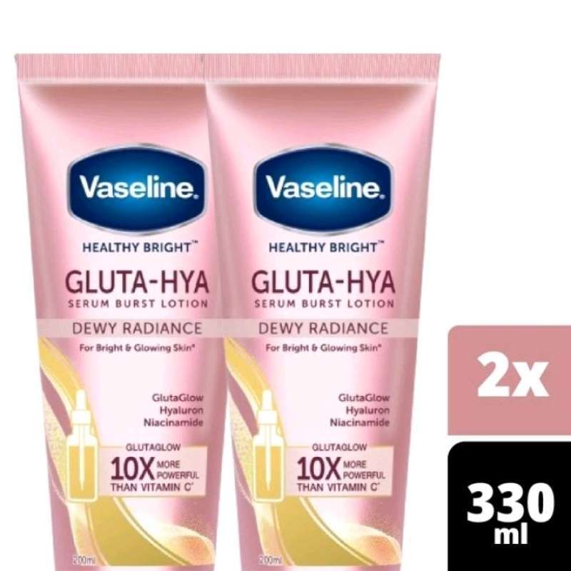 Jual Vaseline Healthy Bright Gluta Serum Burst Lotion Dewy Radiance ...