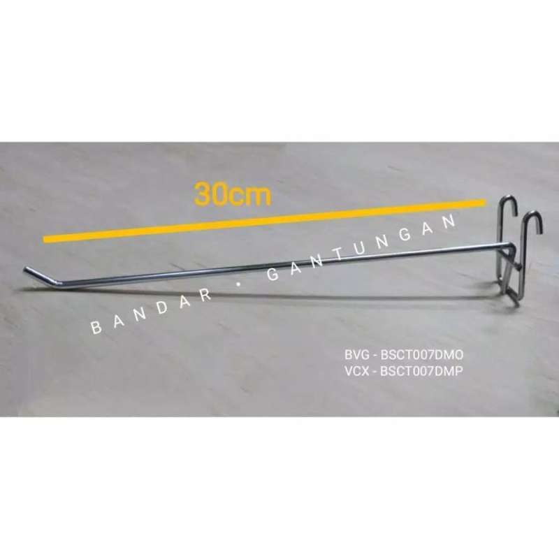 Jual Bahan Besi 30cm Gantungan Aksesoris Cantolan Ram Display 30 Cm ...
