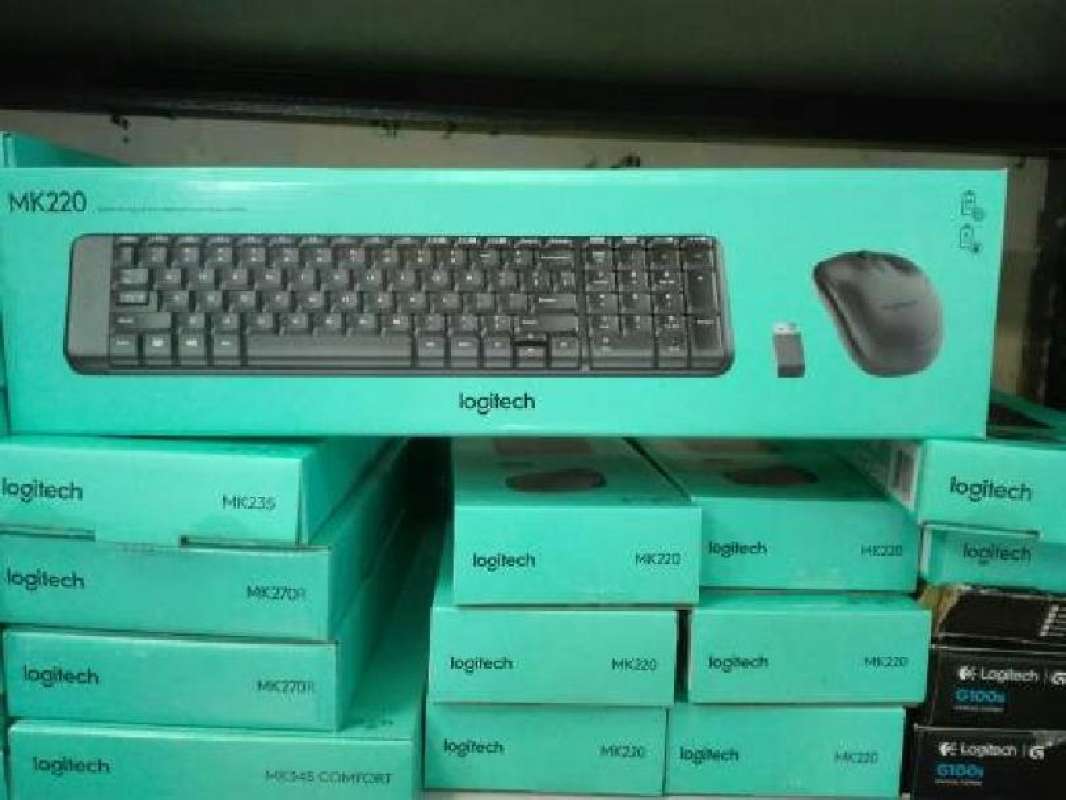 Jual mouse + keyboard Logitech mk220 wireles di Seller cck2303 - jl ...