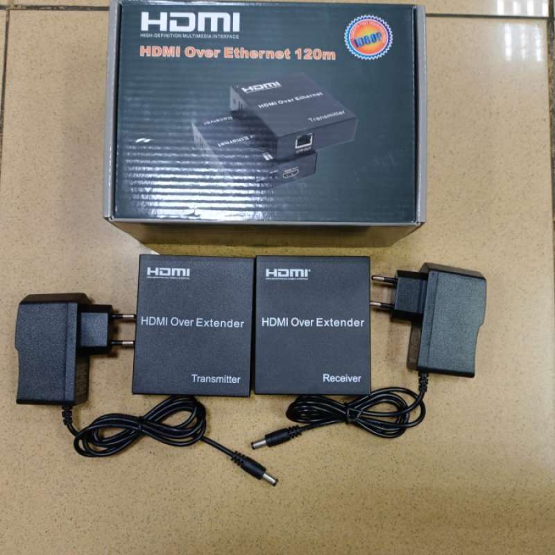 Promo Hdmi Extender 120M Via Kabel Lan Cat5/Cat6 Diskon 10% di Seller Valmai Store - Cengkareng ...