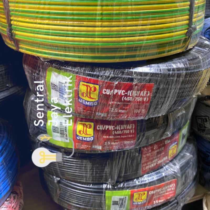 Promo Kabel Nyaf / Serabut 2.5 2,5 Mm 100M (Meter) Jembo Diskon 10% di Seller Jamil Store ...