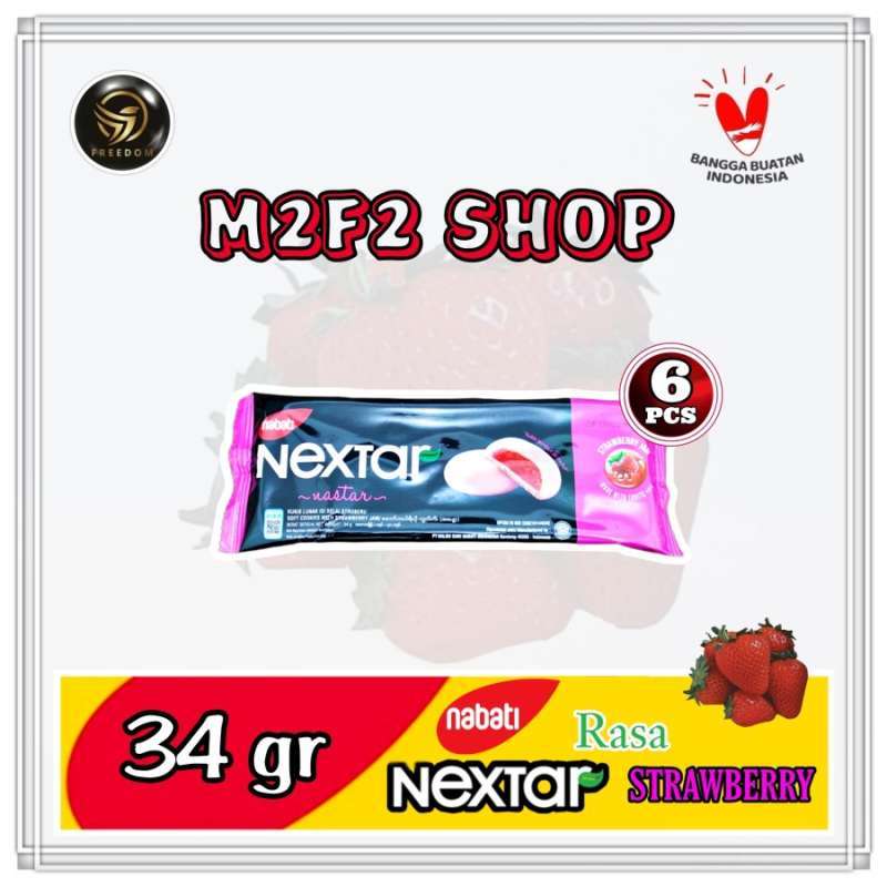 Jual Nabati Nextar Strawberry Jam | Biskuit Kue Stroberi - 34 gr ...