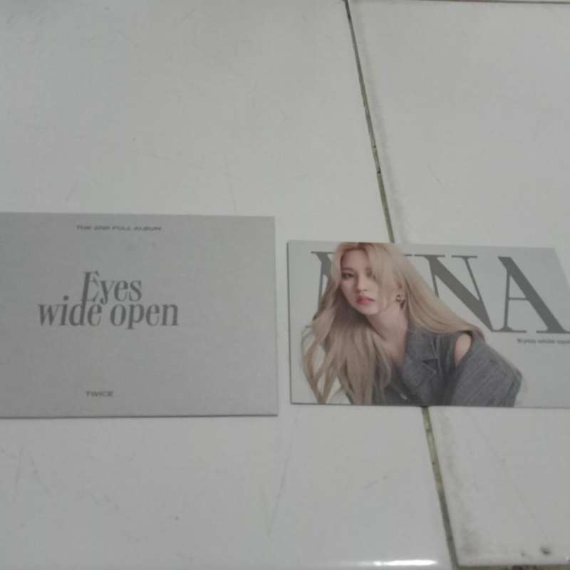 Jual [READY STOK] TWICE - Album Vol.2 [Eyes wide open] (Message Card ...