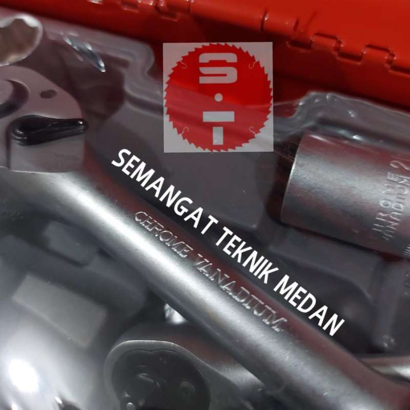 Jual 107pcs Perkakas Mekanik Toolbox Toolset Tool Set Kit Box 107 Pcs ...