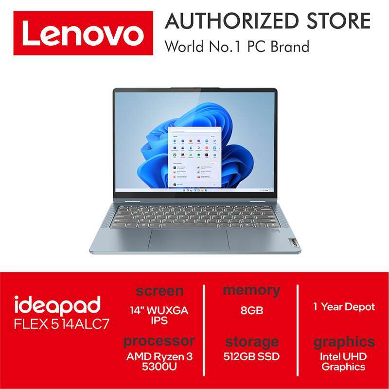 Jual Lenovo Ideapad Flex 5 Ryzen 3 5300u 8gb 512gb Integrated Ips Touch ...