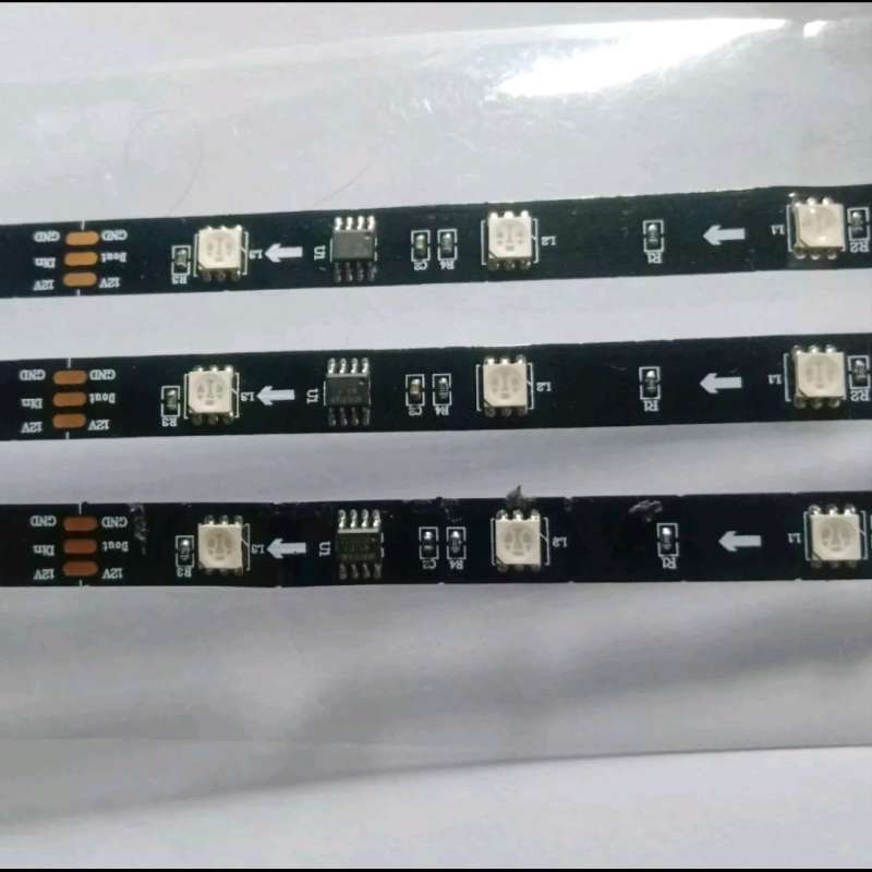 Jual LED strobo kaca LED renggang 3 baris_120cm 12volt pengedip modul ...