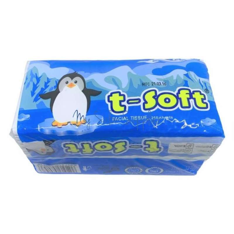 Jual Facial Tissue Refill T-Soft 250 Sheets di Seller mysalon8 ...