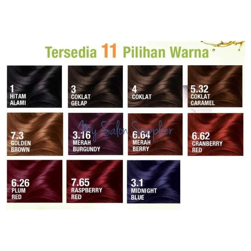 Jual Garnier Color Naturals Cat Rambut Sachet 20g - 6.64 Merah Berr Di ...