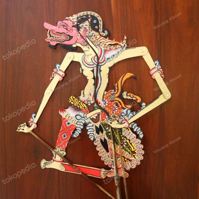 Jual Wayang kulit Cakil Alusan bahan kulit Kerbau Ukuran Standar di ...