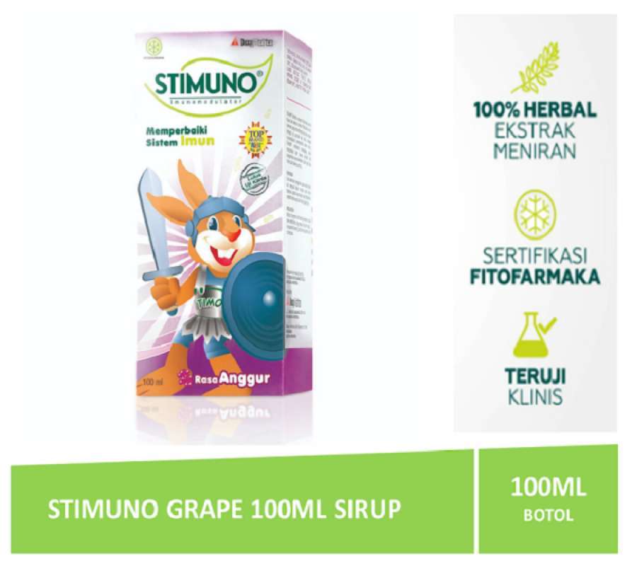 Jual Stimuno Syrup Grape [100 ml] di Seller Dexa Medica Official Store ...