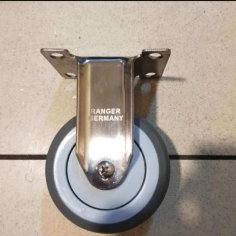 Jual Roda Troli Stainless Ranger 4 inch Lurus / Mati di Seller Mahkota ...