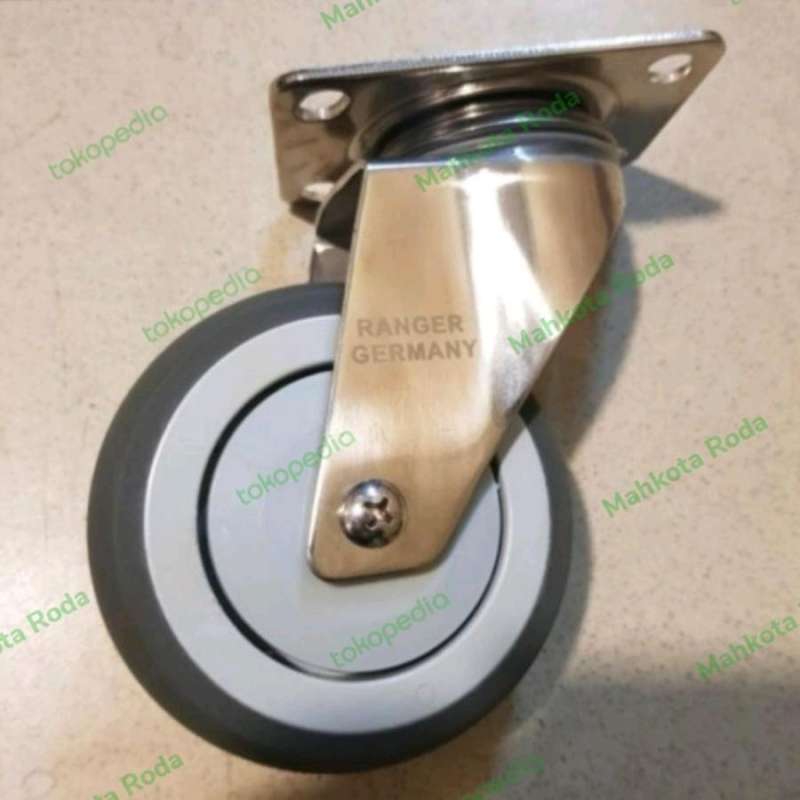 Jual Roda Troli Stainless Ranger 4 inch Muter di Seller Mahkota Roda ...