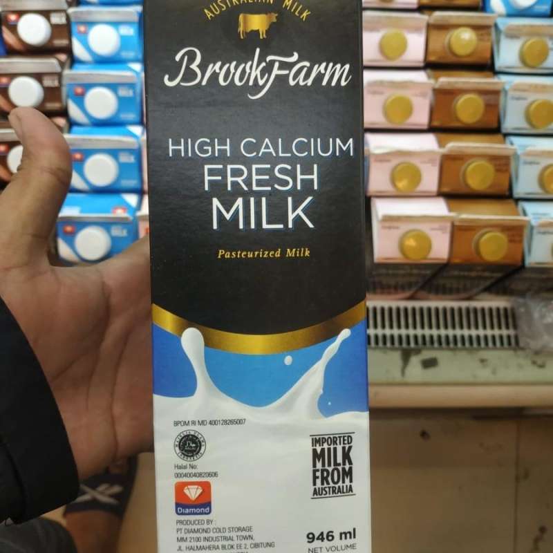 Jual Brook Farm Fresh Milk High Calcium 946Ml di Seller 99shoppmarket ...