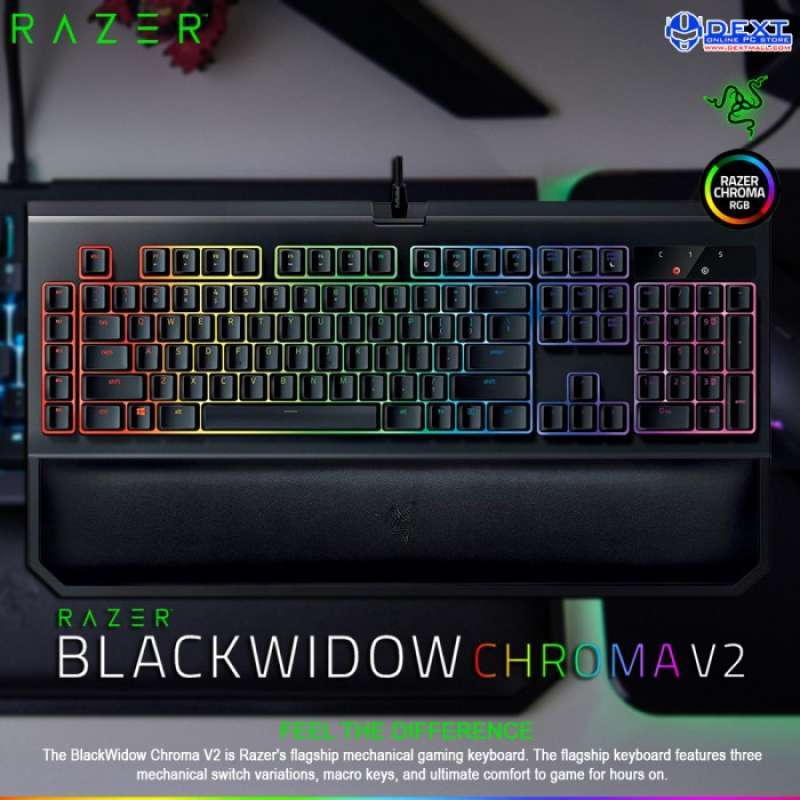 Jual Razer BlackWidow Chroma V2 RGB Mechanical Gaming Keyboard di ...