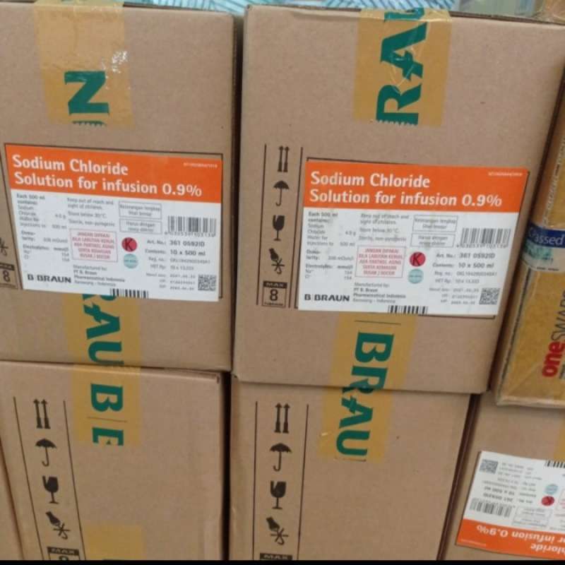 Promo Nacl 500 Ml 0.9% Bbraun ( 1 Karton ) Diskon 16% di Seller Mita Medika - Kalibata, Kota ...