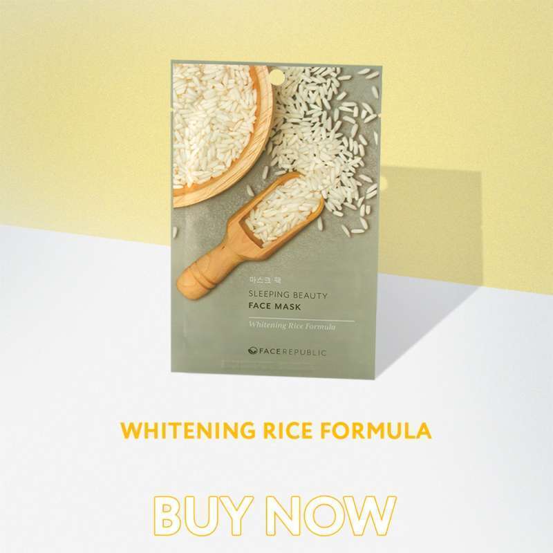 Jual Face Republic Sleeping Beauty Face Mask Whitening Rice Formula 23g ...