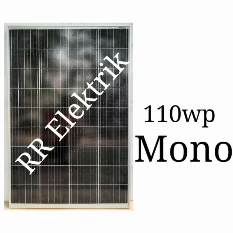 Promo Solar Panel Solar Cell Panel Surya 100wp Monocrystalline 100 Wp ...