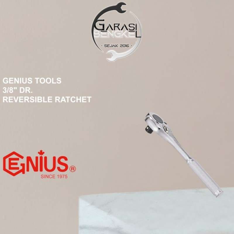 Promo Genius Tools 1/2 Dr. Reversible Ratchet - Gagang Shock Ratchet ...
