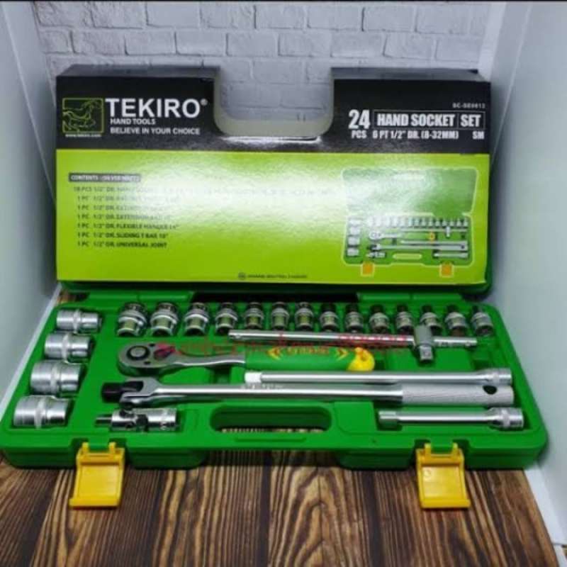 Jual Kunci Set Shok Tekiro 8-32Mm 24Pcs /Hand Socket di Seller KEFIRA STORE - Cengkareng Timur ...