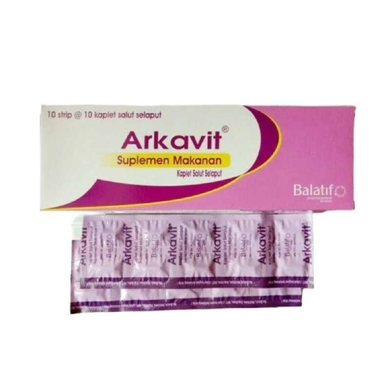 Jual ARKAVIT BOX 100 KAPLET di Seller Apotek Hanira Official Store ...