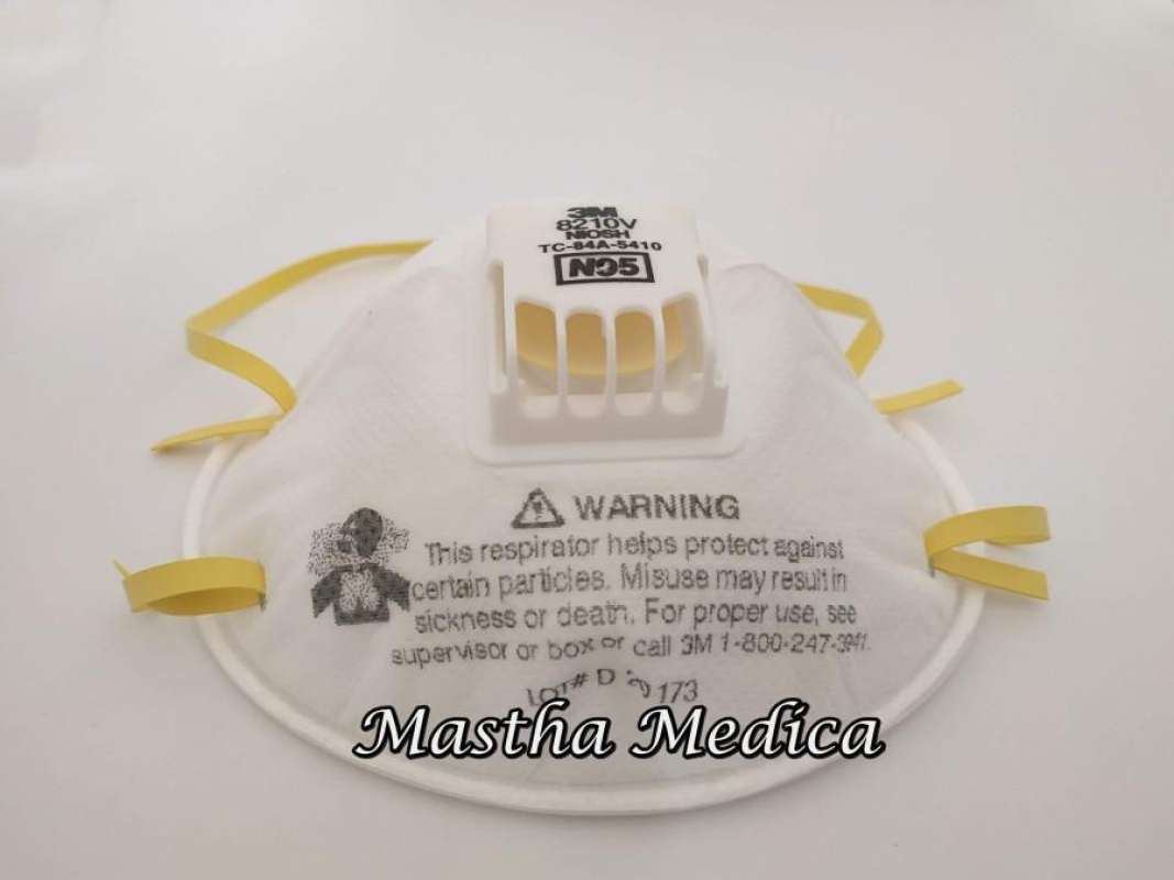 Promo Masker N95 8210v Dust Mask 3m Particulate Respirator Satuan ...