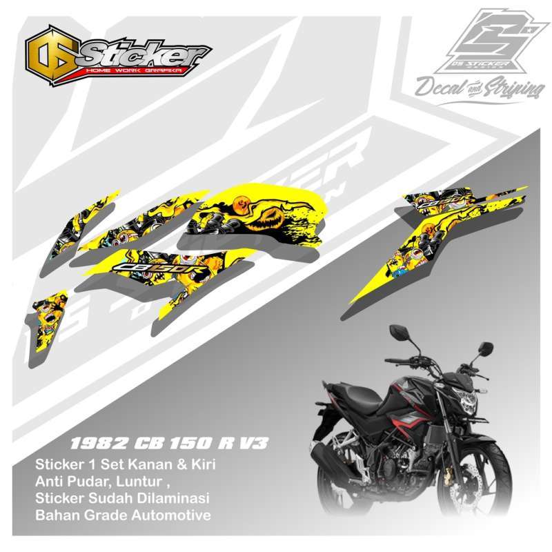 Jual 1982 Sticker Striping Motor CB 150 R V3 List Variasi Desain Motif ...