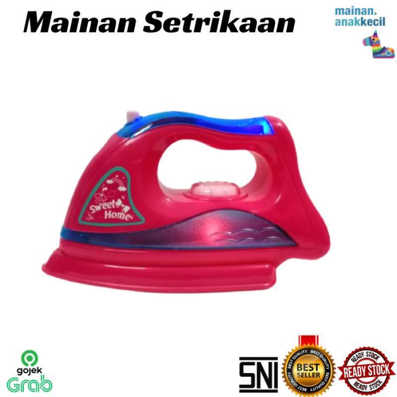 Jual Mainan Anak Perempuan Cewek Gosokan Setrikaan Setrika Spray Pink ...