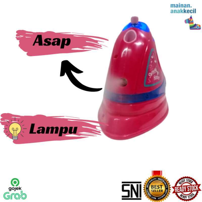 Jual Mainan Anak Perempuan Cewek Gosokan Setrikaan Setrika Spray Pink ...