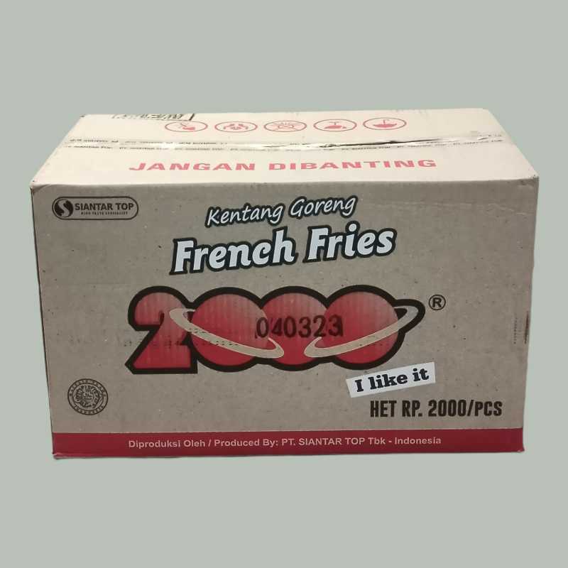Jual Siantar Top French Fries 2000 14 g [40 pcs/karton] di Seller Adhins Smart Shop - Adhins ...