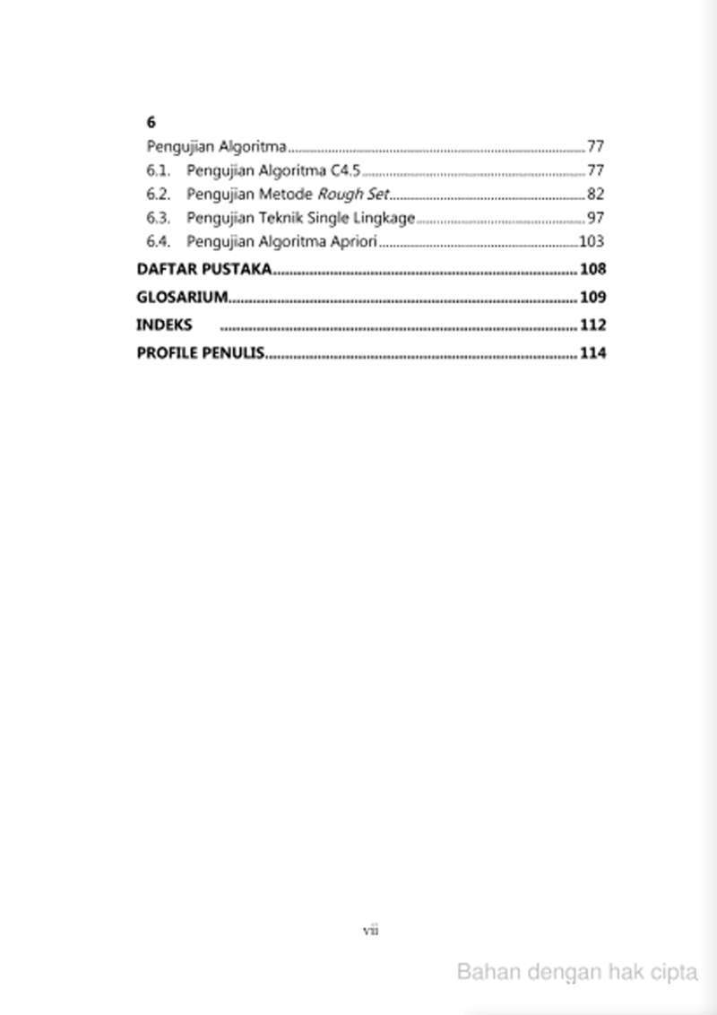 Jual Algoritma Data Mining Dan Pengujian Buku Referensi By. Dicky Nofriansyah - Penerbit ...