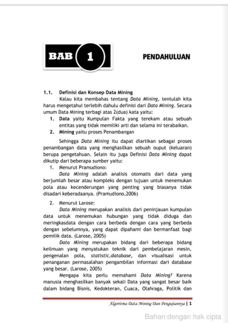 Jual Algoritma Data Mining Dan Pengujian Buku Referensi By. Dicky ... Jual Algoritma Data Mining Dan Pengujian Buku Referensi By. Dicky ...