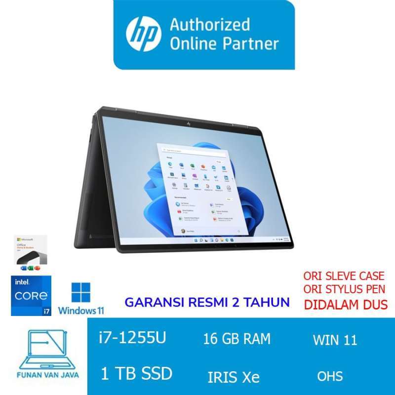 Jual Laptop Hp Spectre X360 14 Ef0003tu I7-1255u 16gb 1tbssd Irisxe 13 ...