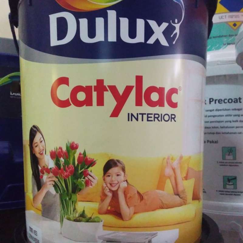 Jual Cat Tembok Interior Dulux Catylac Warna Cascade 40553 Kemasan 25 ...