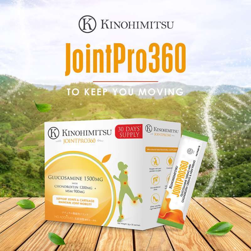 Jual Kinohimitsu JointPro 360 joint Pro Glucosamine 1500mg ...