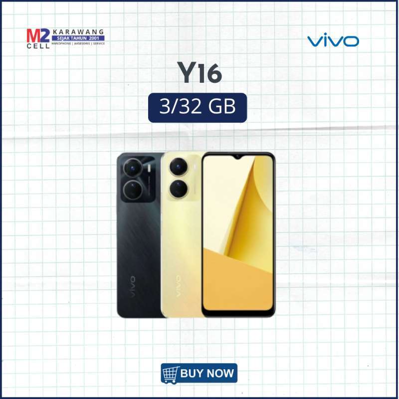 Jual Vivo Y16 3/32 Gb [garansi Resmi] Di Seller M2 Cell - M2 Cell - Kab ...