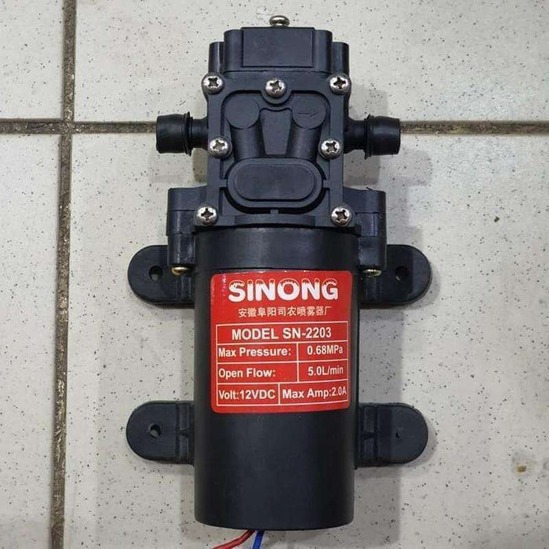 Jual DINAMO POMPA SPRAYER DC 12V SN 2203 POMPA AIR ELEKTRIK di Seller ...